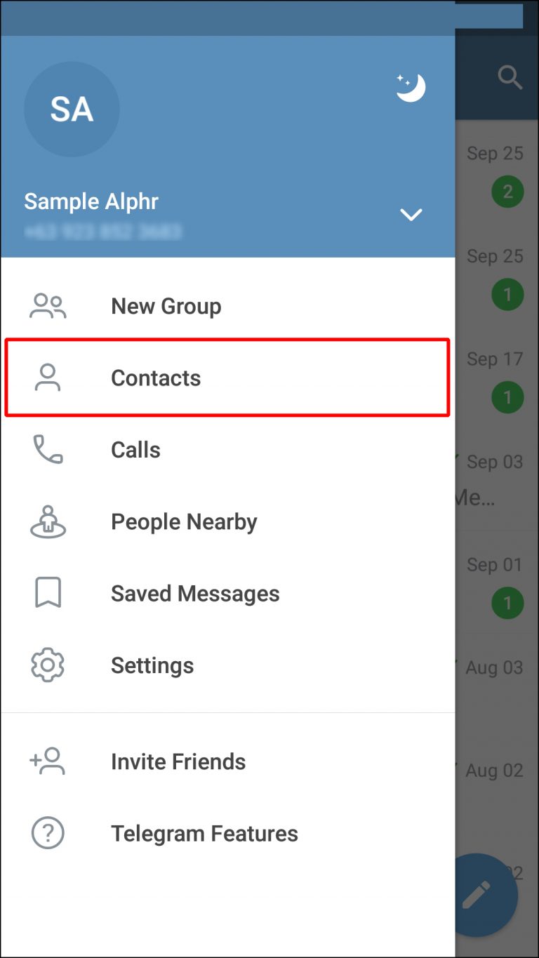 How to Delete Contacts in Telegram