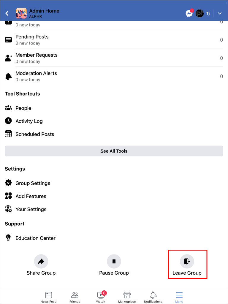 How to Delete a Facebook Group