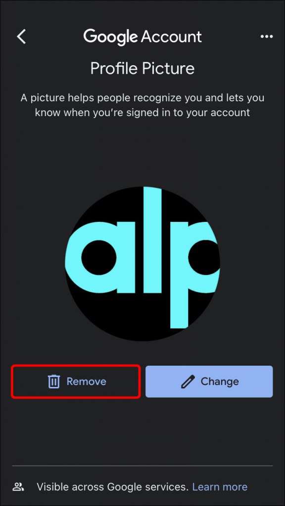How to Remove a Profile Picture from Google