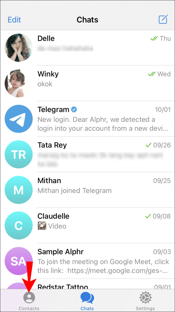 How to Delete Contacts in Telegram