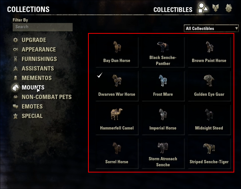 How to Use a Mount in Elder Scrolls Online