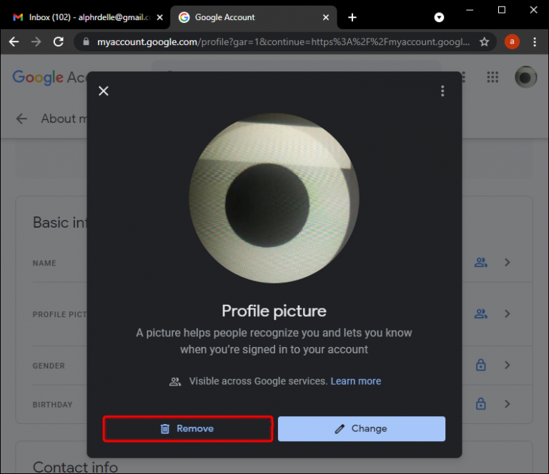 How to Remove a Profile Picture from Google