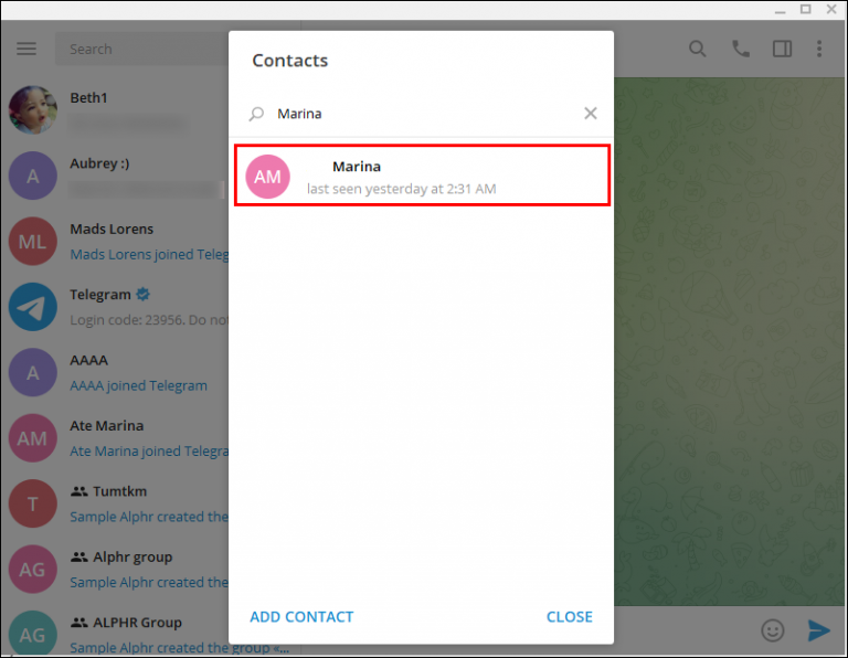 How to Delete Contacts in Telegram