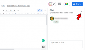 How To Send a Message on Google Docs