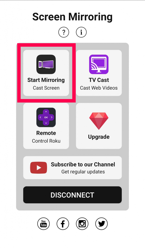 How to Mirror Android to Roku