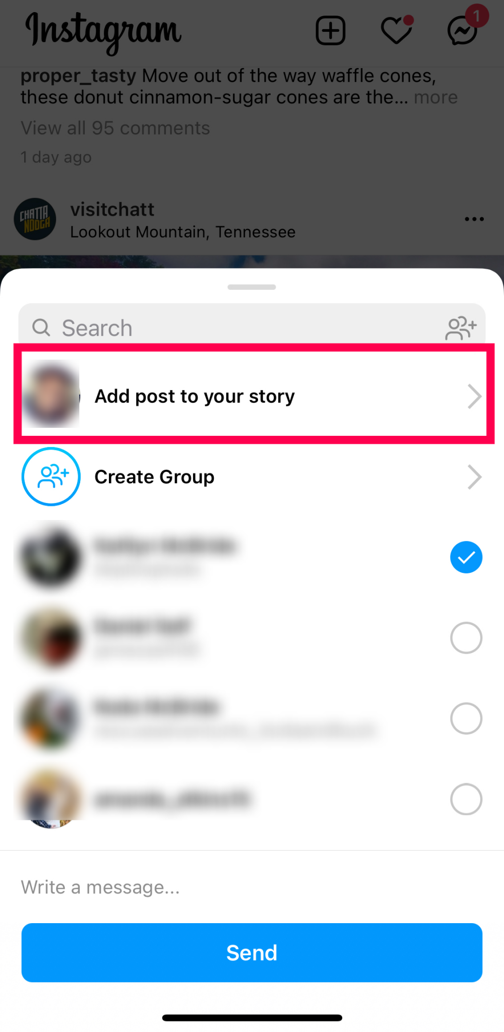 How to Share a Post to Your Instagram Story