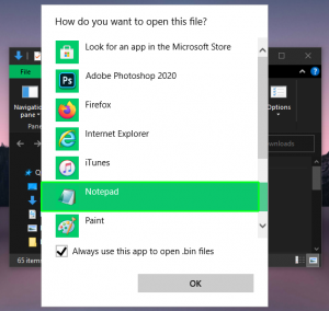 How to Open a BIN File