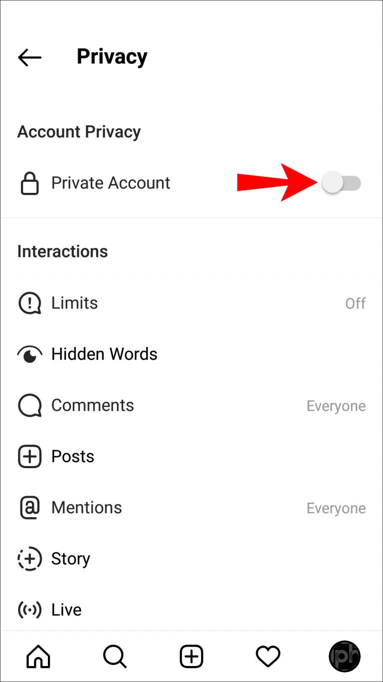 How To Make an Instagram Account Private