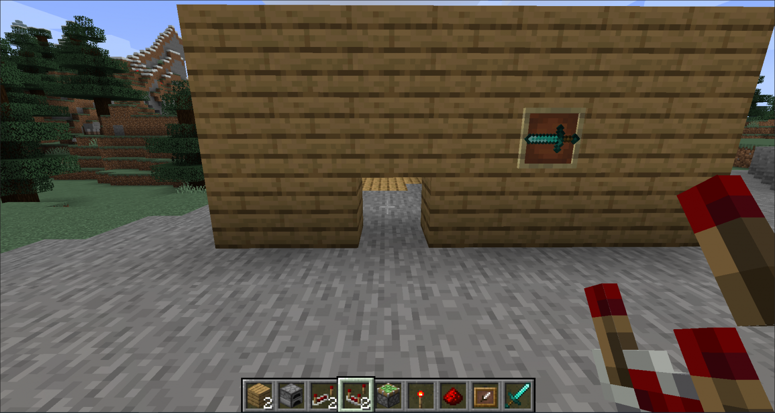 How to Make a Secret Door in Minecraft