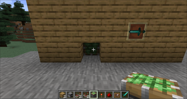 How to Make a Secret Door in Minecraft