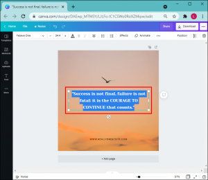 How to Justify Text in Canva