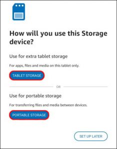 How to Use an SD Card With a Fire Tablet