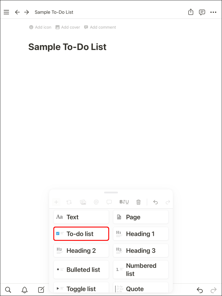 How to Make a To-Do List in Notion