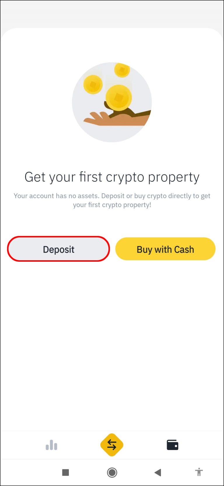 How to Make a Deposit in Binance