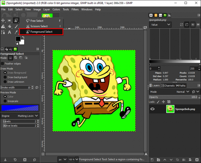 How to Make a Background Transparent in GIMP