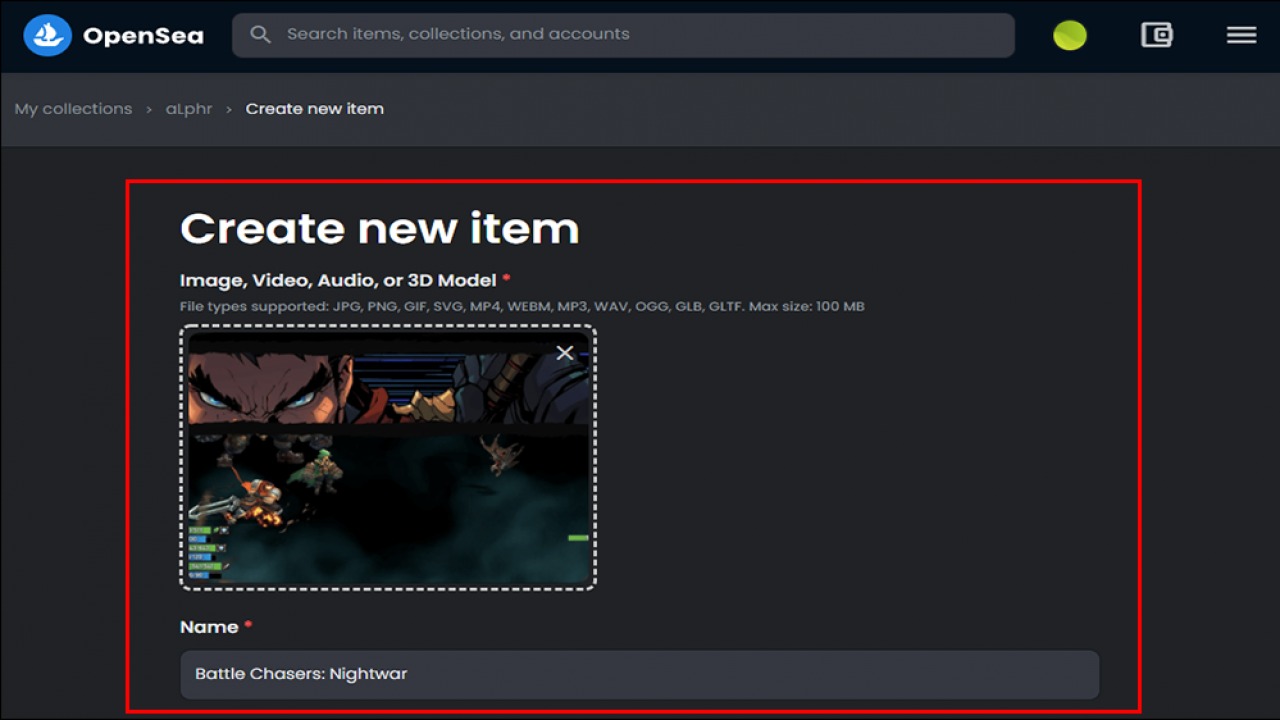 How to Mint an NFT on OpenSea