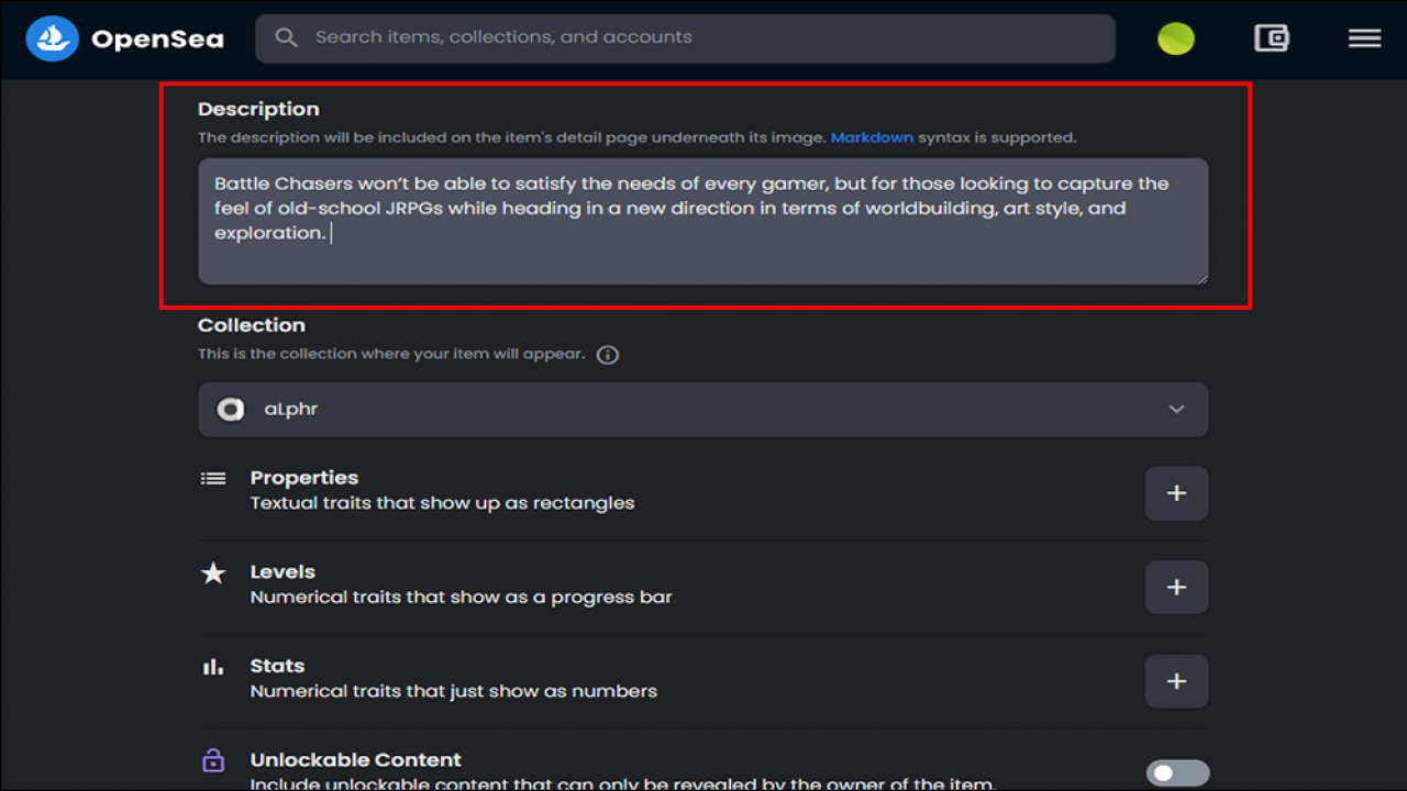 How to Mint an NFT on OpenSea