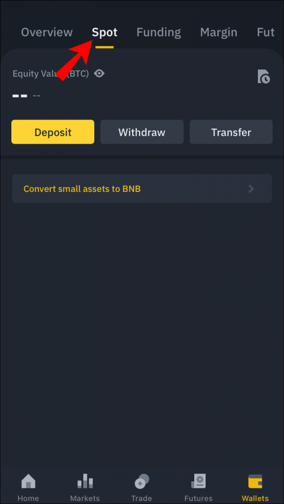How to Make a Deposit in Binance