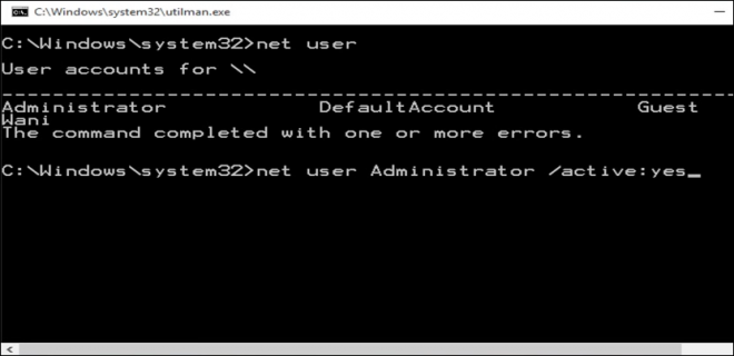 What Is the Windows Administrator Default Password?