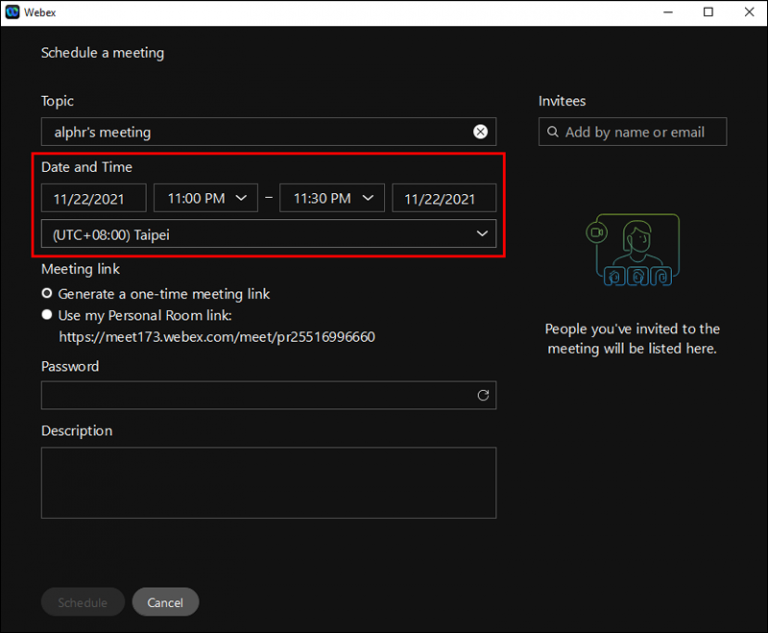 How to Schedule a Meeting in Webex
