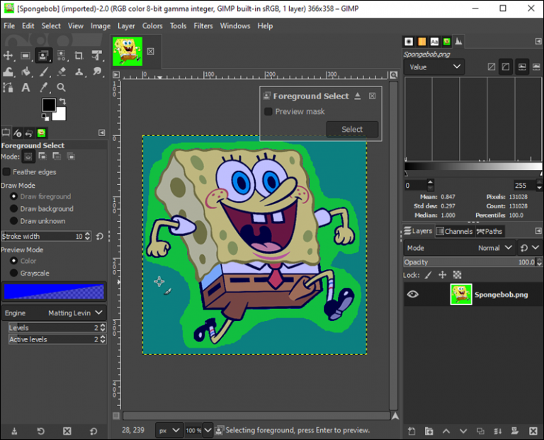 How to Make a Background Transparent in GIMP