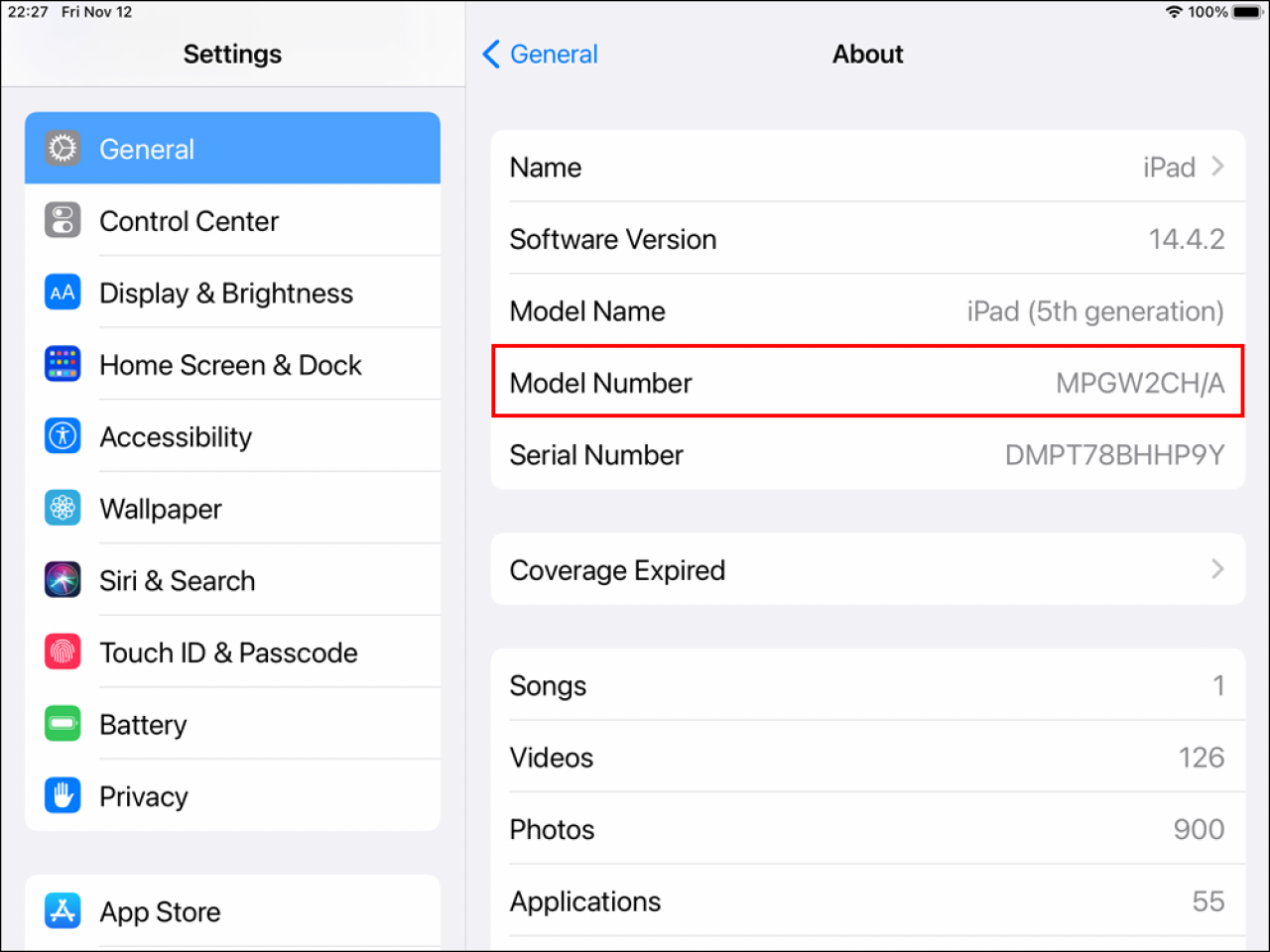 How to Find the Model Number of an iPad