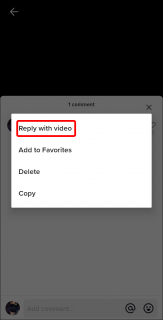 How to Reply With a Video in TikTok
