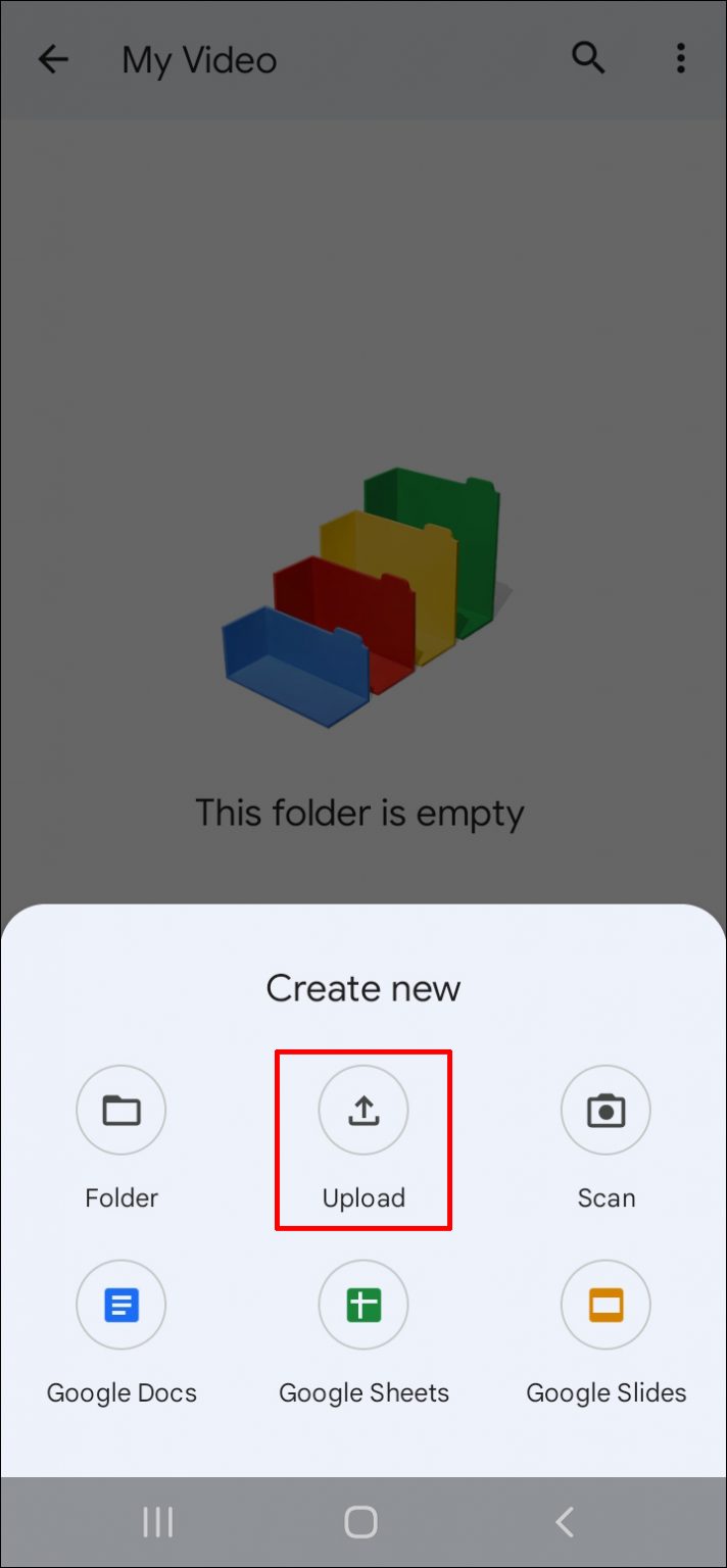 How to Upload Videos to Google Drive