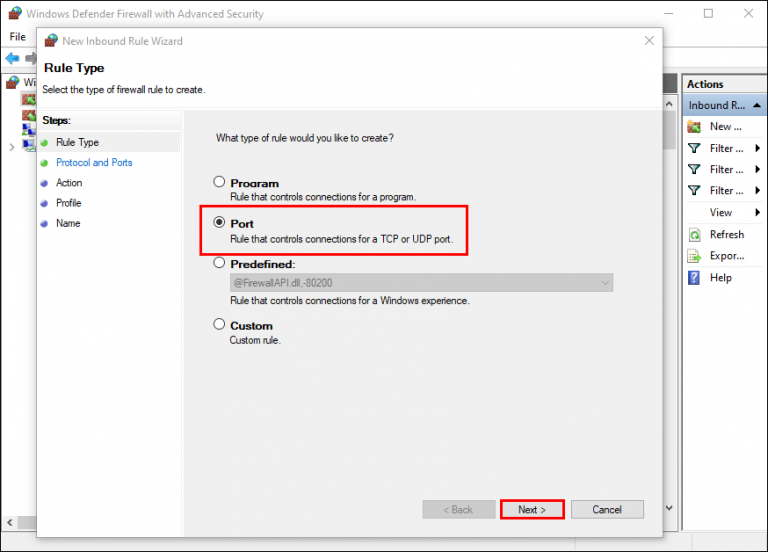 How to Open a Specific Port in Your Windows Firewall