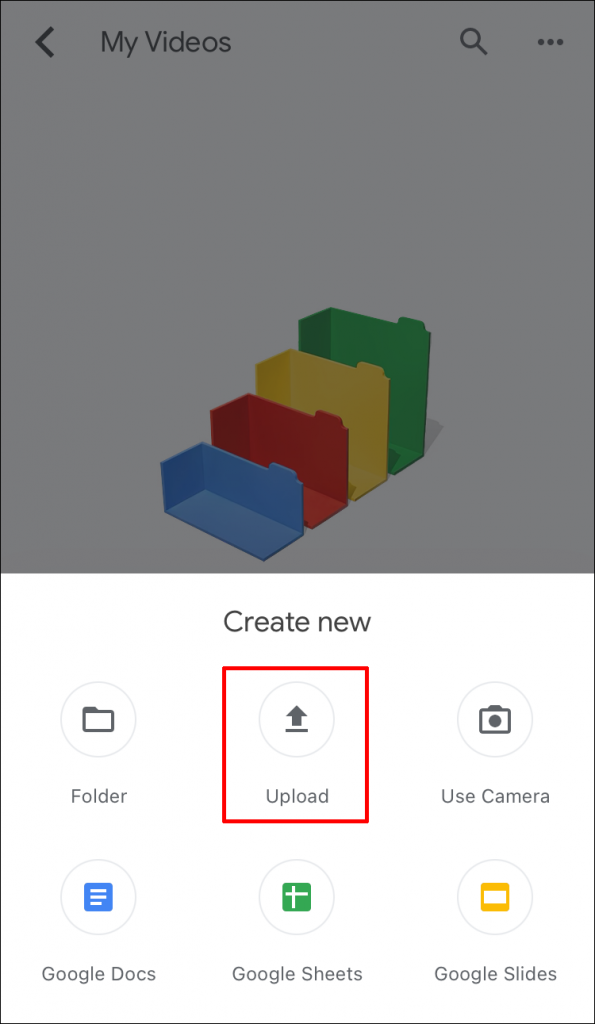 How to Upload Videos to Google Drive