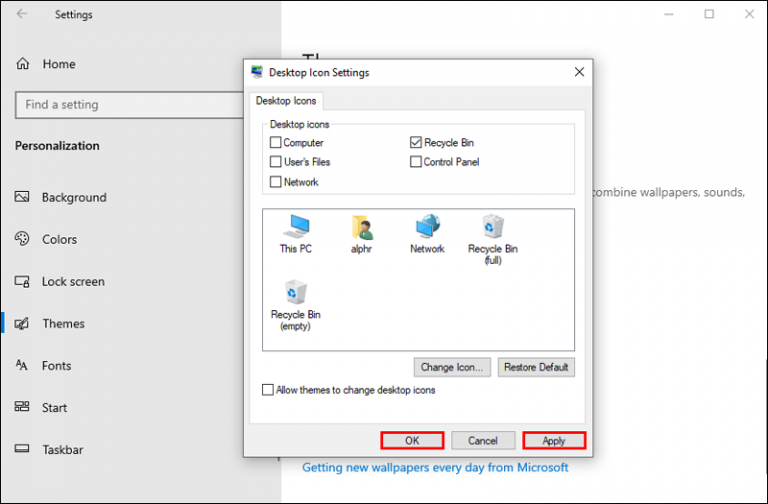 How To Lock Desktop Icons in Windows