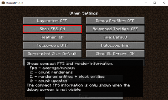 How to Check FPS in Minecraft