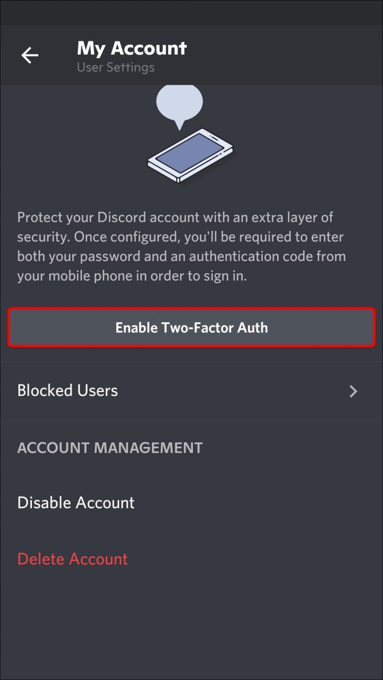 How to Turn On or Off 2FA on Discord