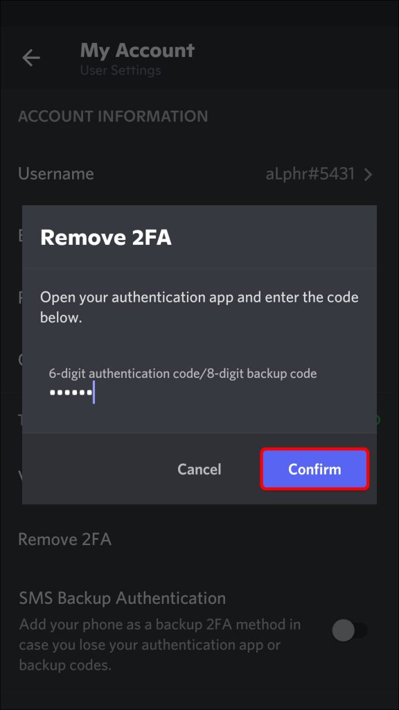 How to Turn On or Off 2FA on Discord
