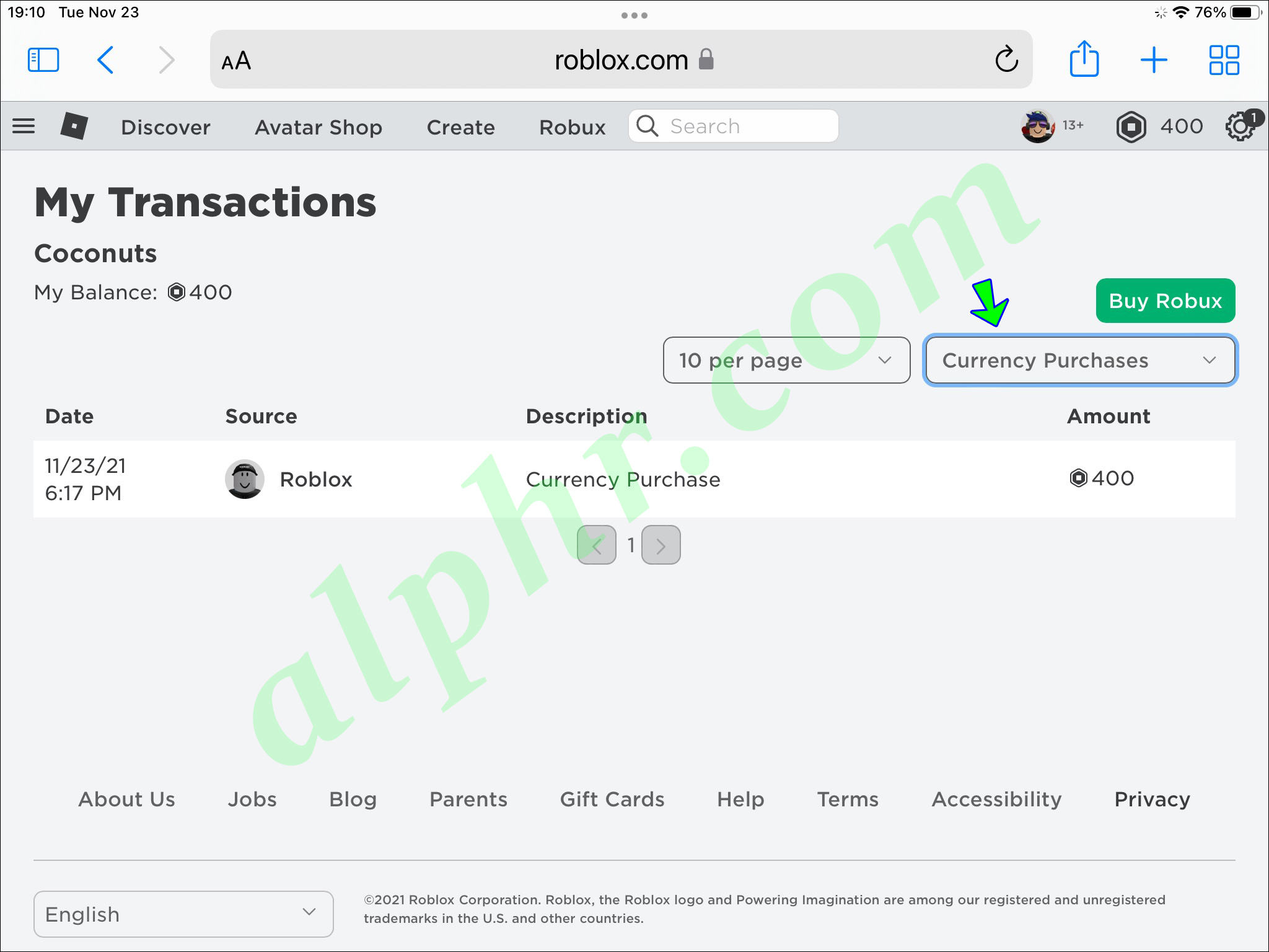 How To View Purchase History In Roblox