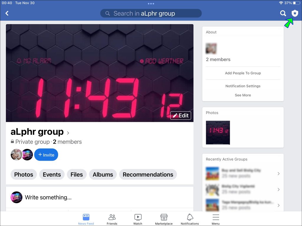 How to Edit the About Section of a Facebook Group