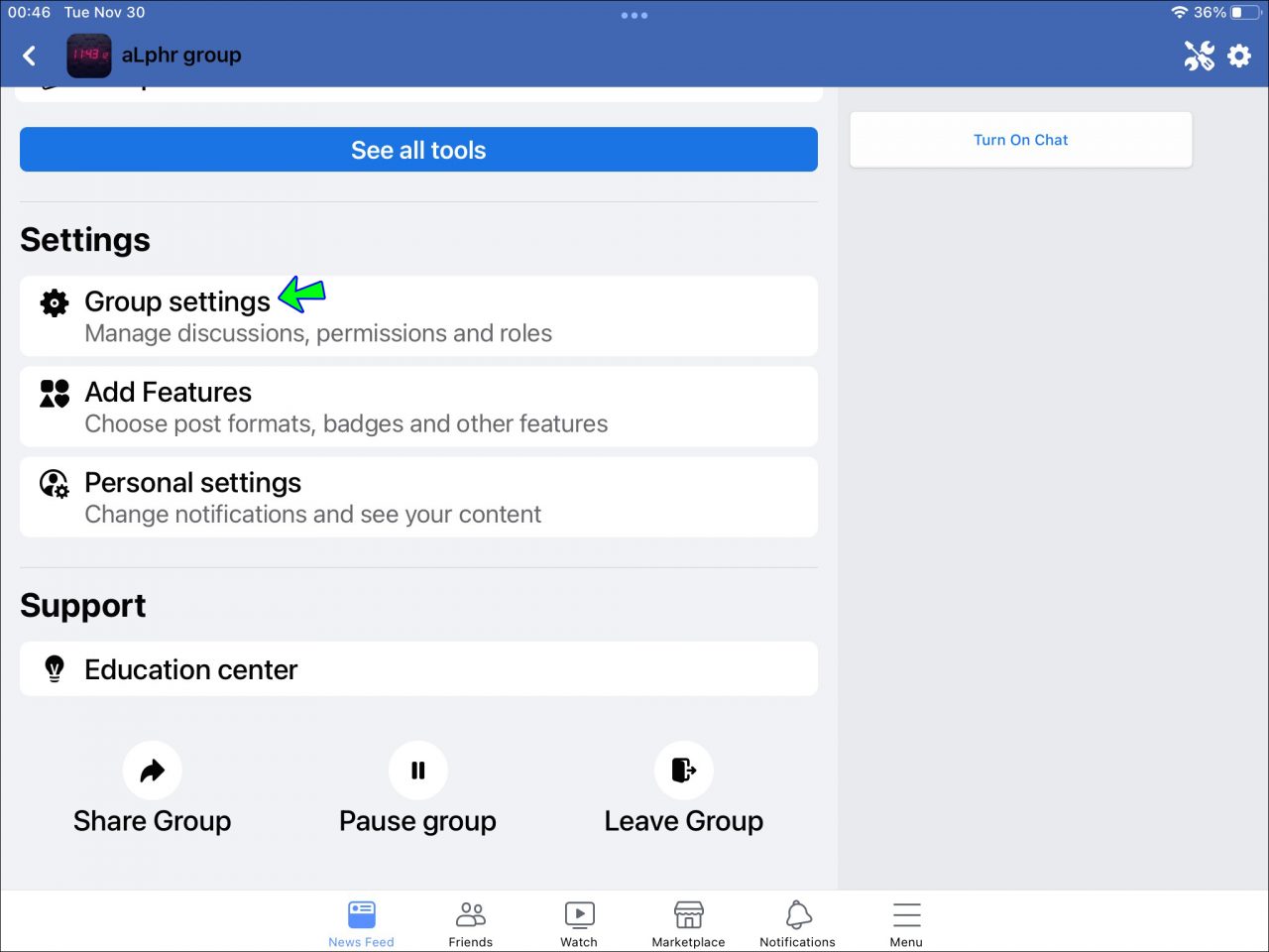 How to Edit the About Section of a Facebook Group