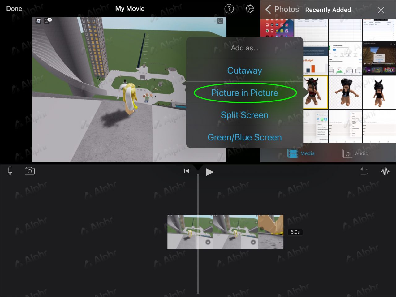 How to Add Pictures Over a Video in iMovie