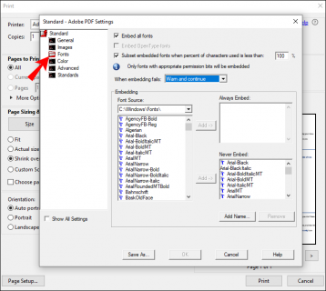 How to Embed Fonts in a PDF