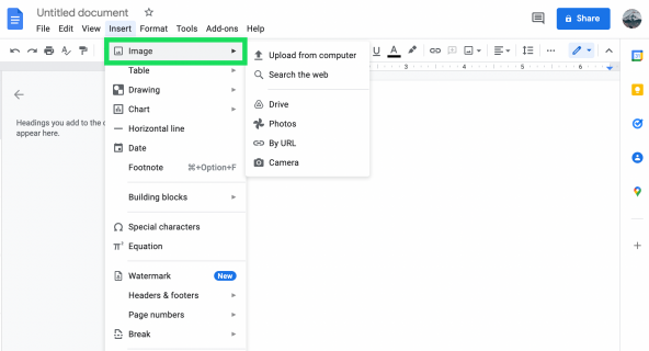 How to Put an Image Behind Text in Google Docs