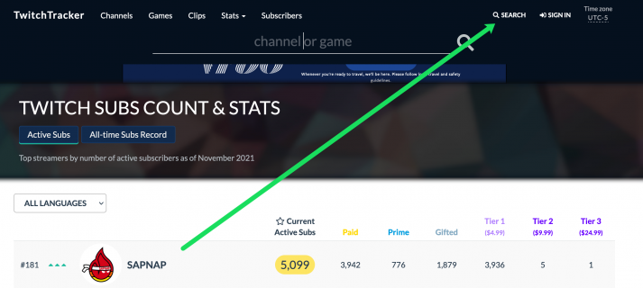 How to See How Many Subs a Streamer Has