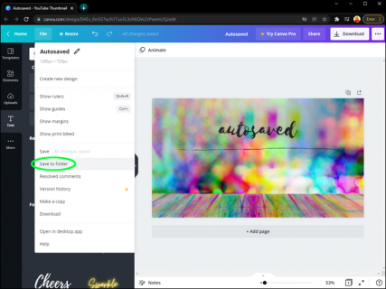 Does Canva Save Automatically?