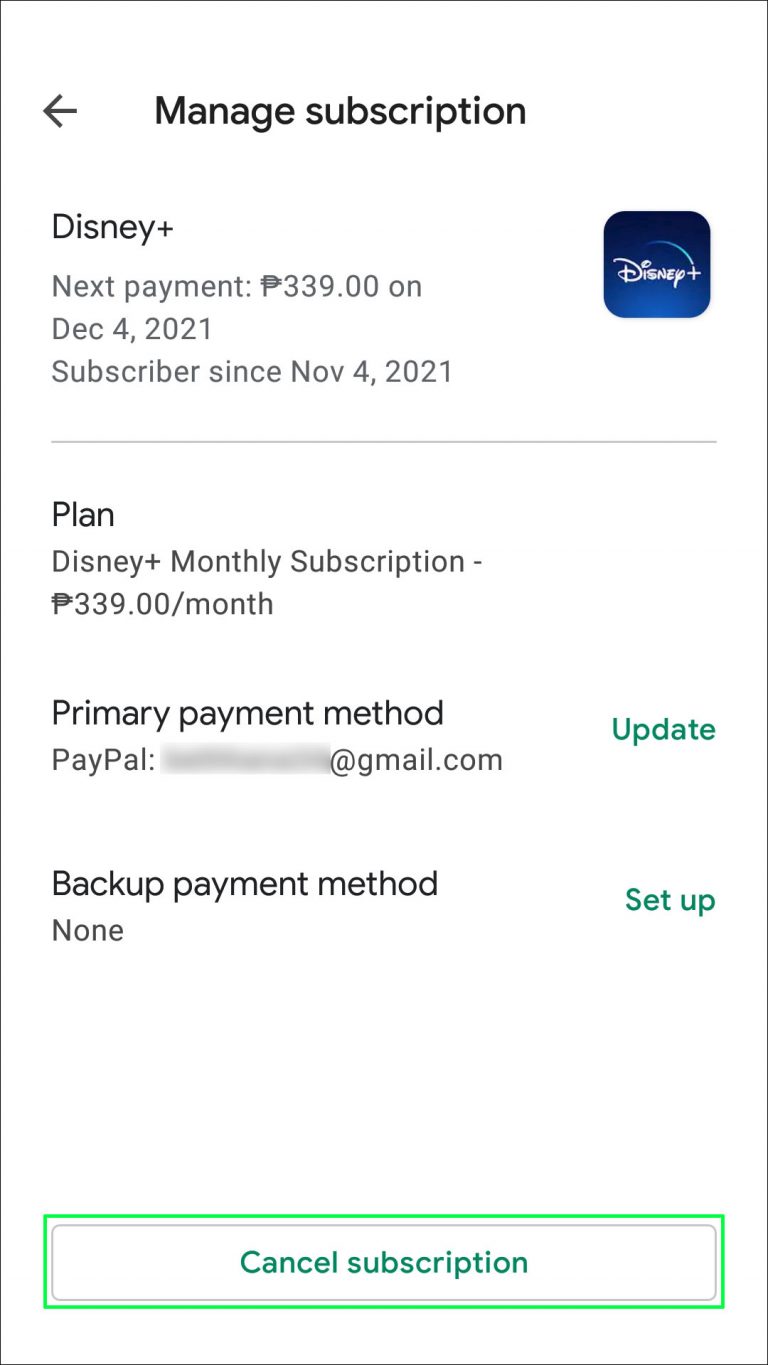 How to Cancel a Subscription in Google Play