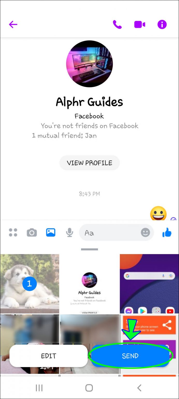 How To Send Attachments in Facebook Messenger