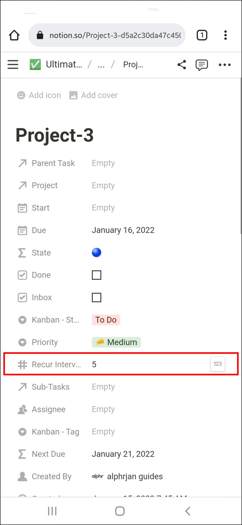 How to Setup Recurring Tasks With Notion