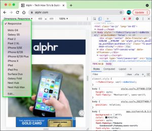How to View the Mobile Version of a Website on a PC
