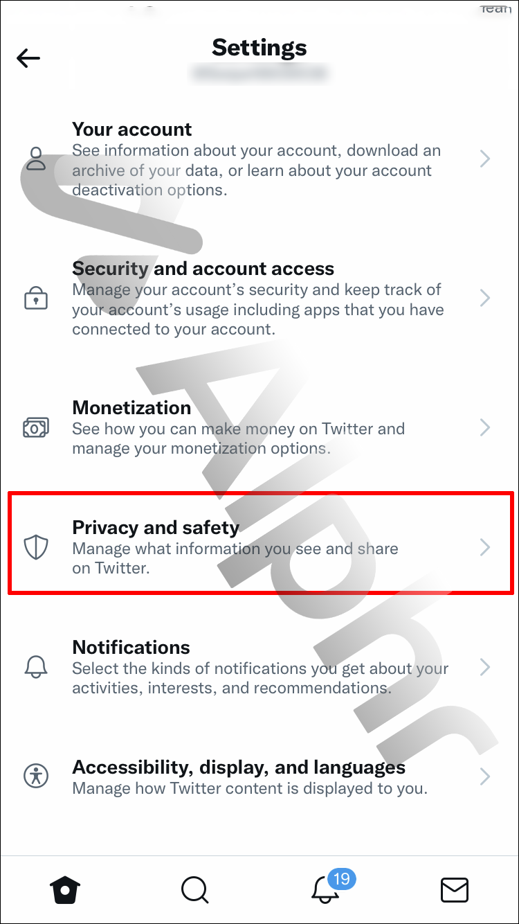 Twitter Profile Mobile