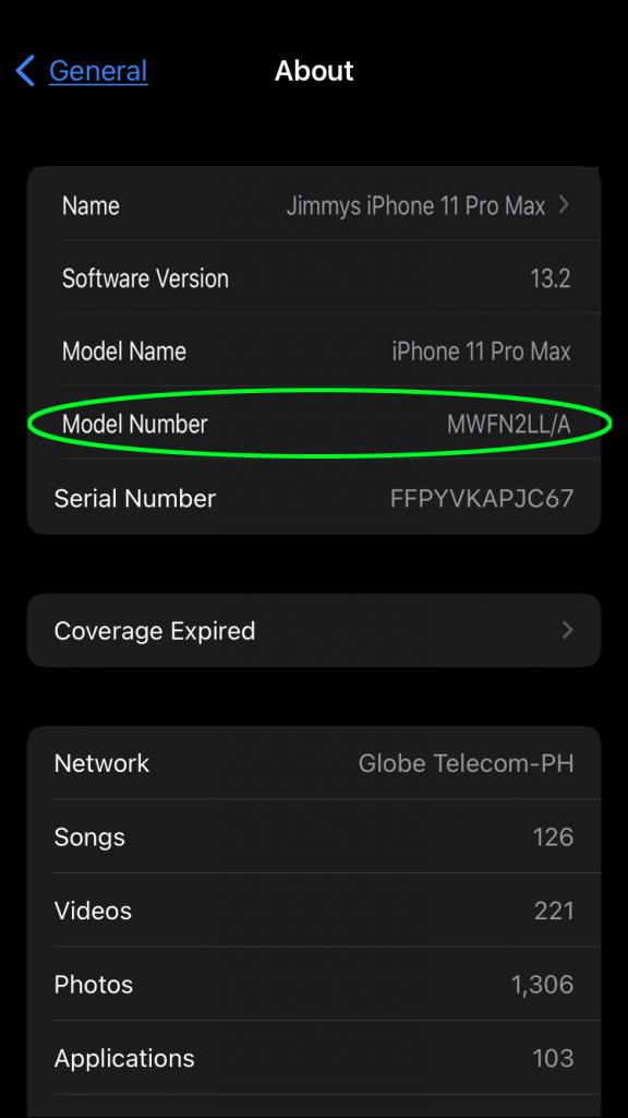 How to Find the Model Number of an iPhone