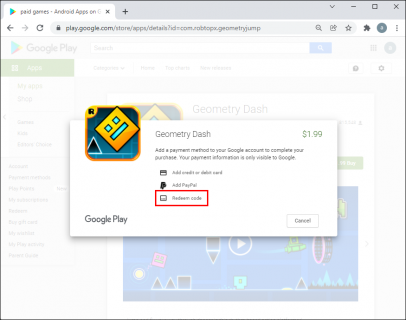 How to Redeem a Code in Google Play