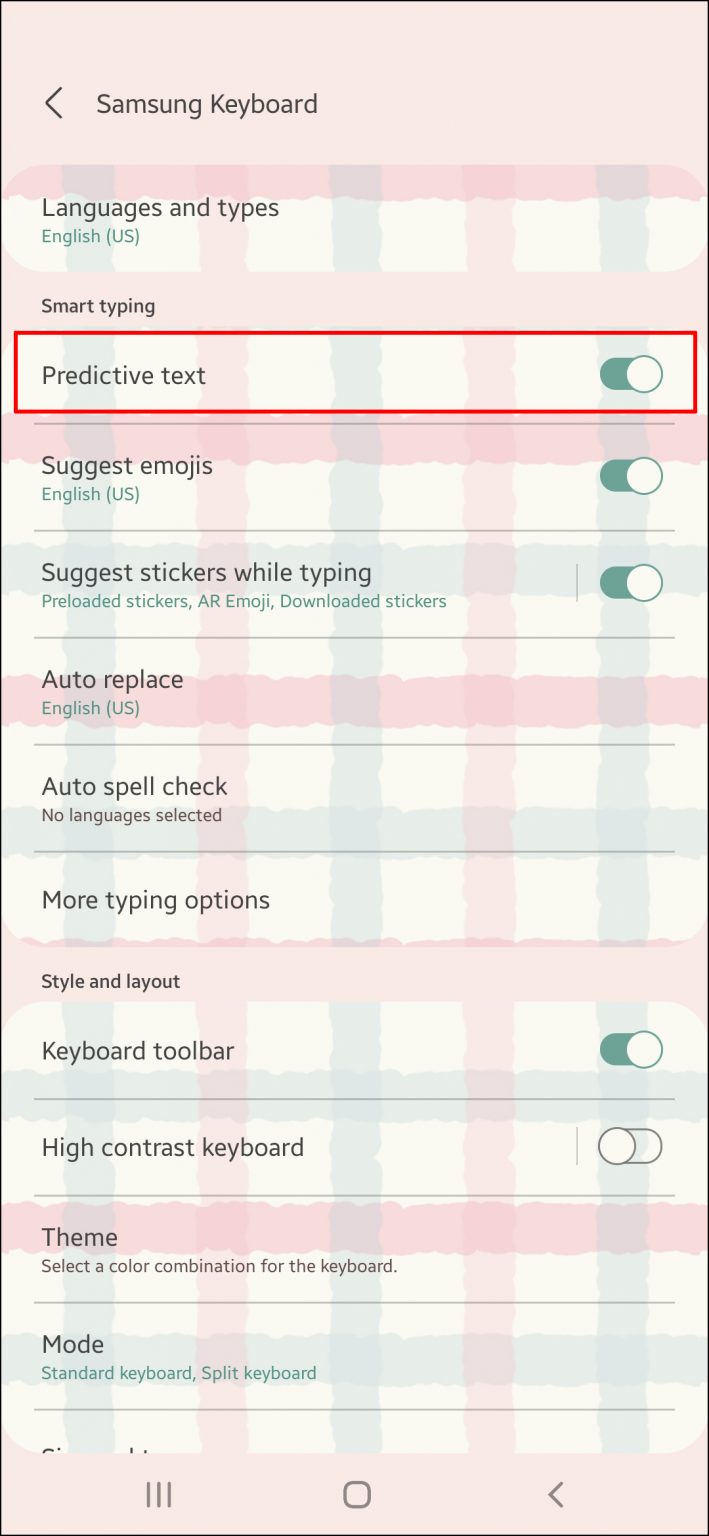 How To Turn Off Predictive Text on Android